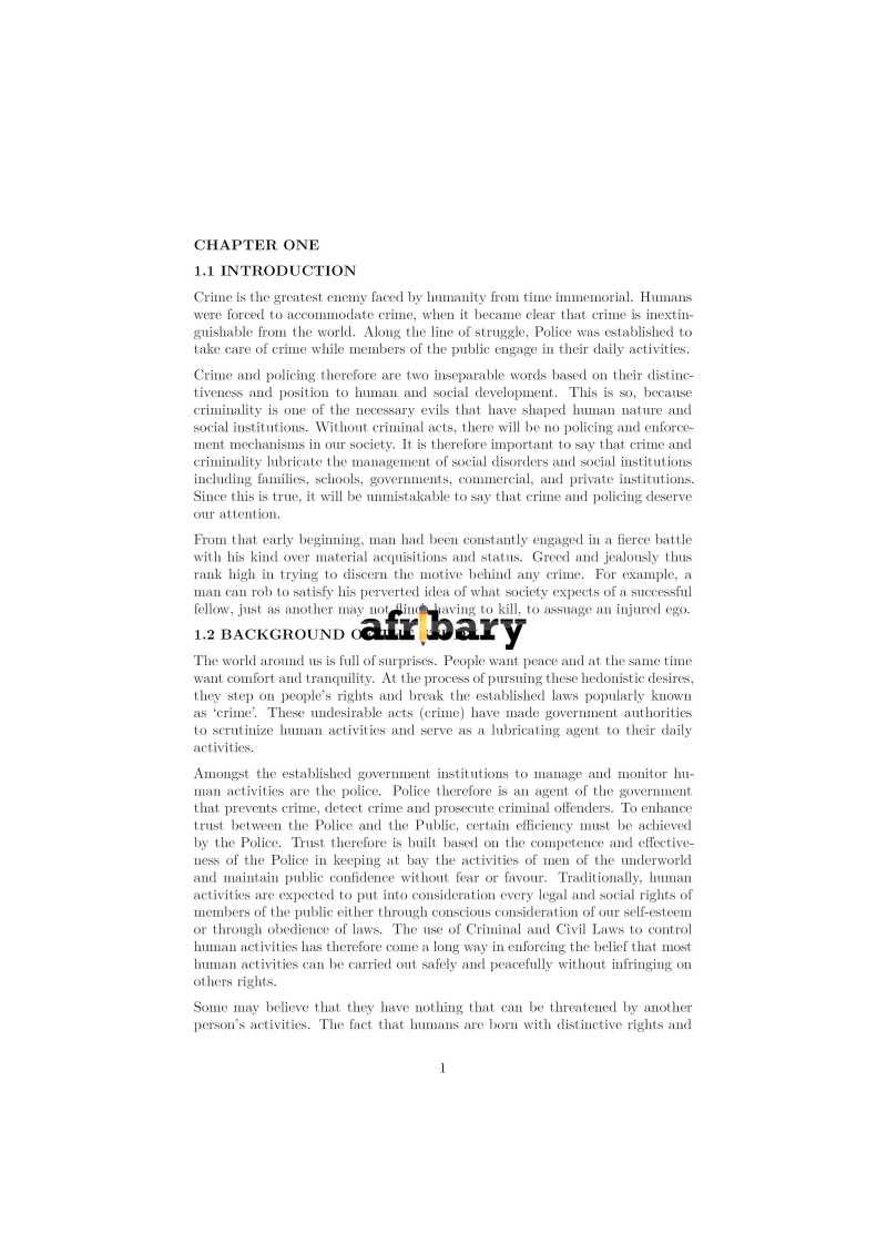 The Need to Eradicate Crime Rate in Lagos State: A Case Study of Eti ...