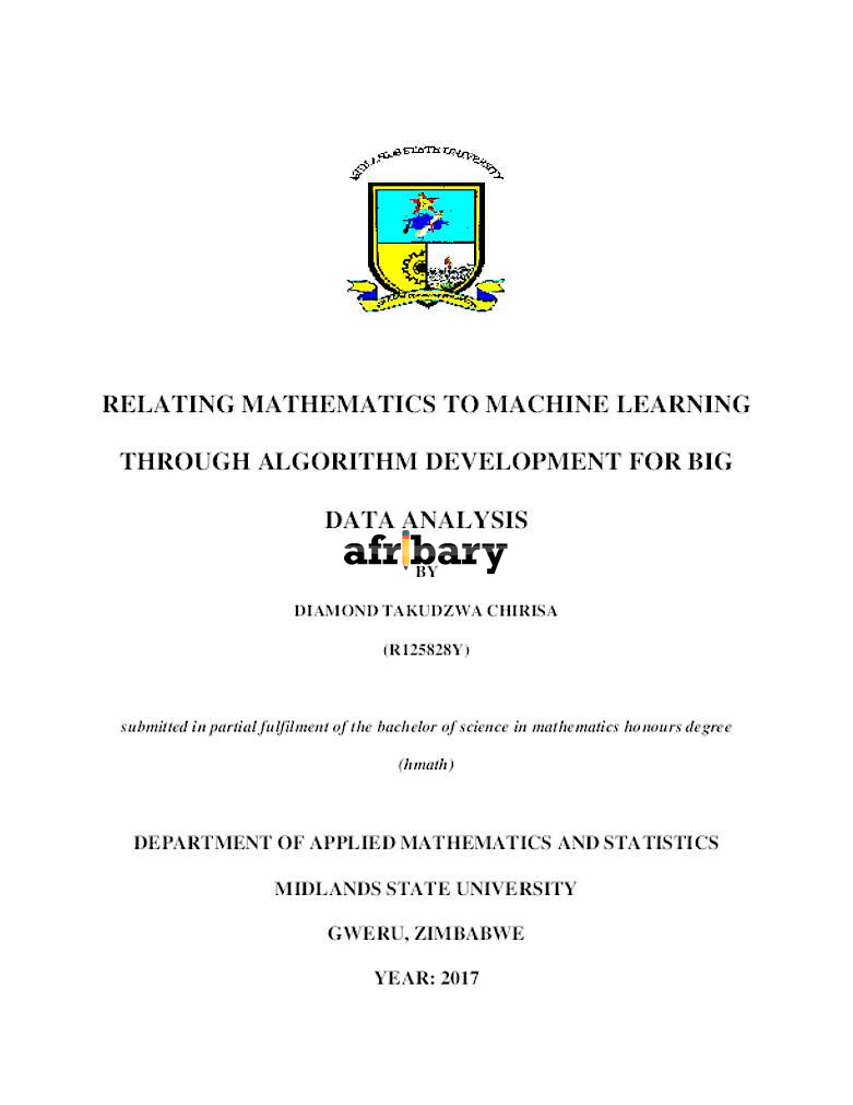 Relating Mathematics To Machine Learning Through Algorithm Development ...