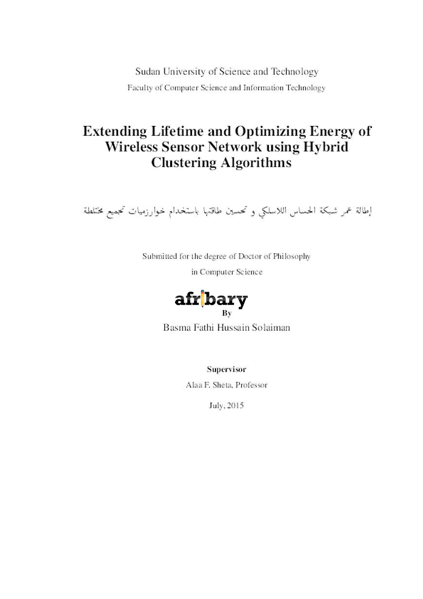 Extending Lifetime And Optimizing Energy Of Wireless Sensor Network Using Hybrid Clustering