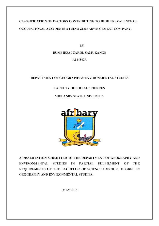 Classification of factors contributing to high prevalence of ...