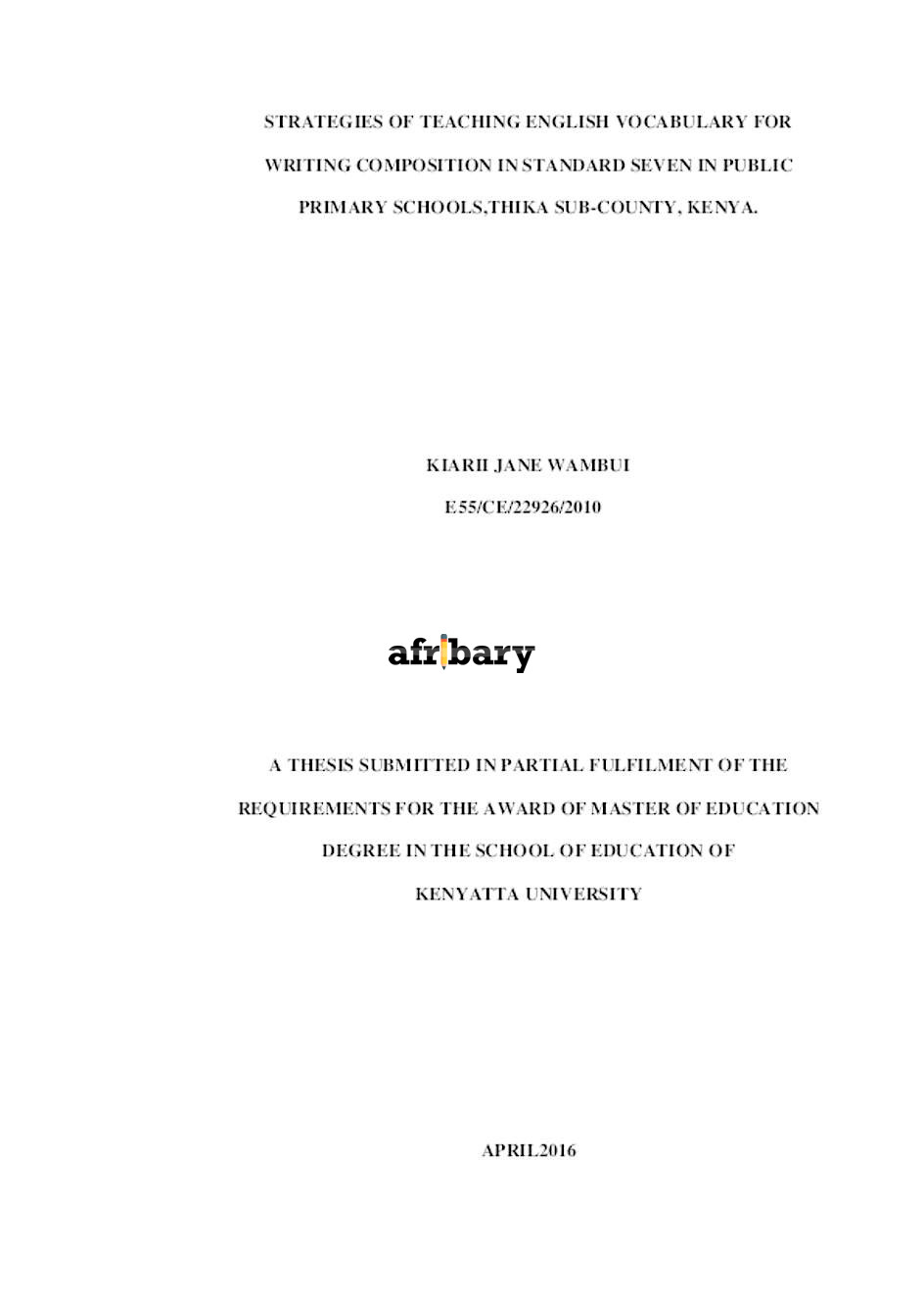 Strategies Of Teaching English Vocabulary For Writing Composition In ...