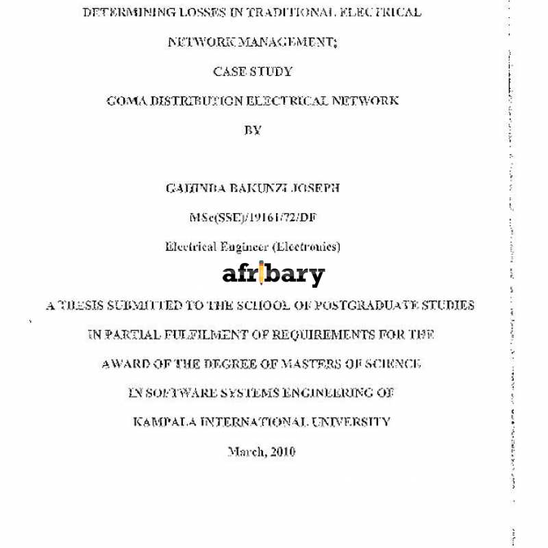 Use of Computerized Web-Based Information System for Determining Losses ...