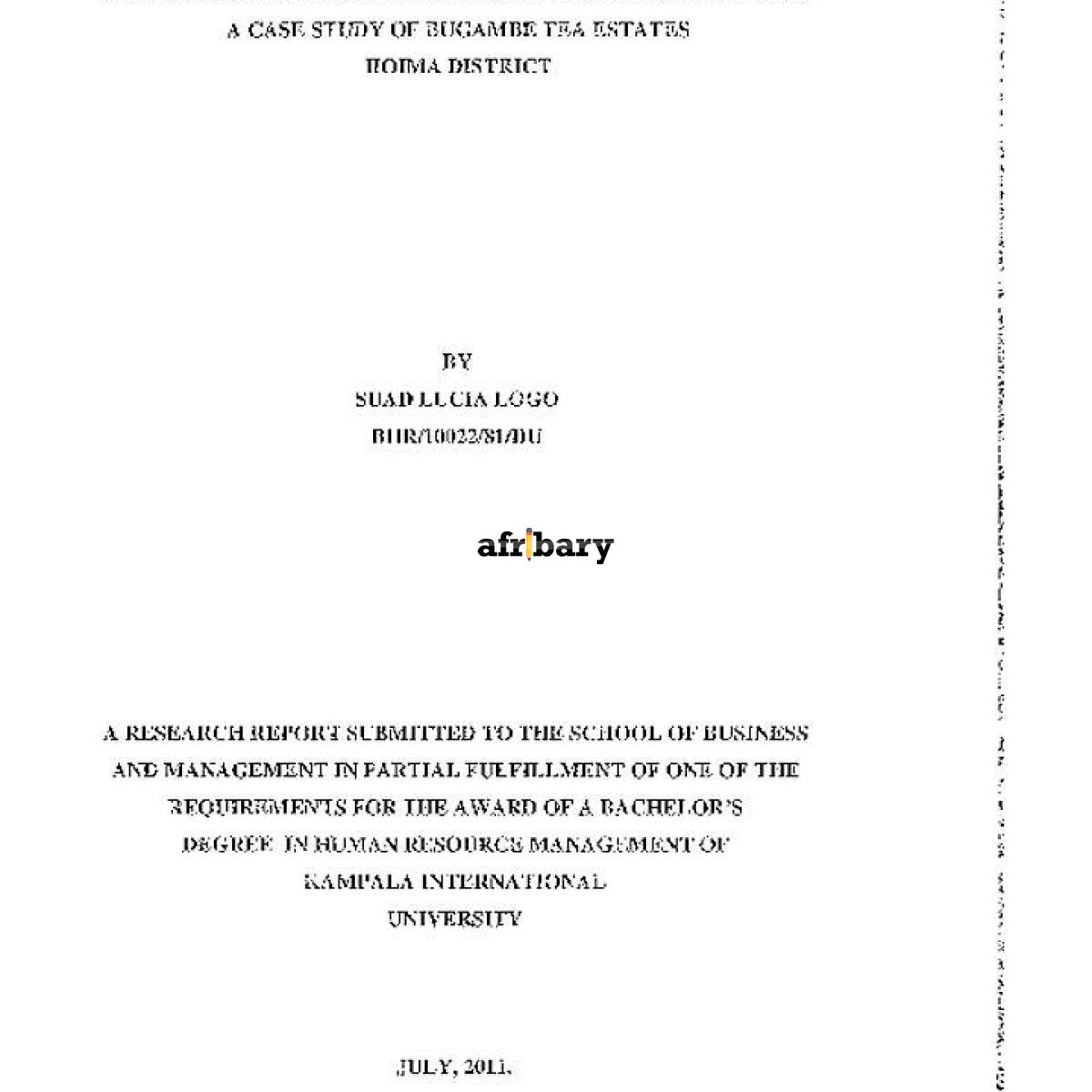 Teamwork And Employee Performance In Organizations A Case Study Of ...