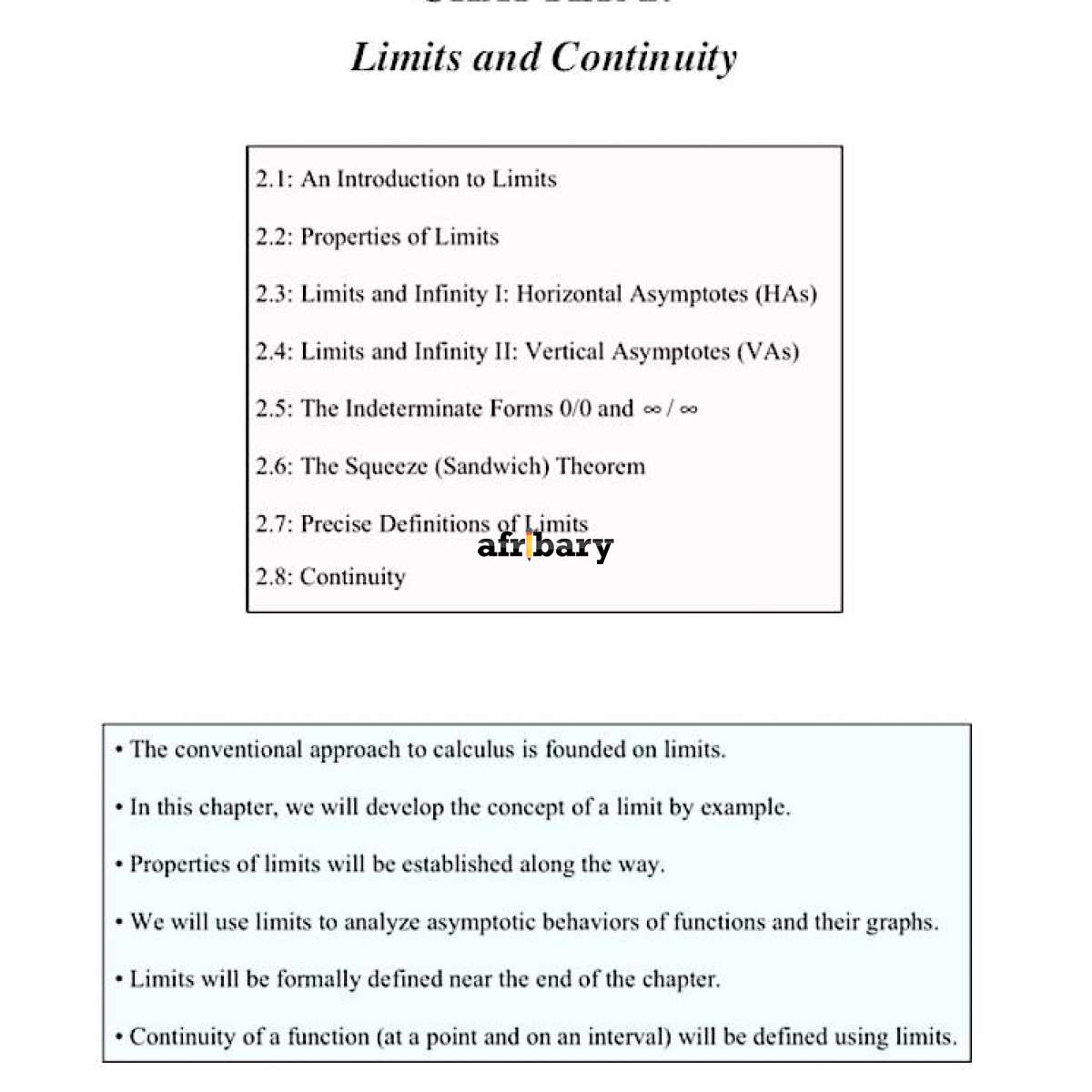 MAT 112 - Limits and Continuity | Afribary