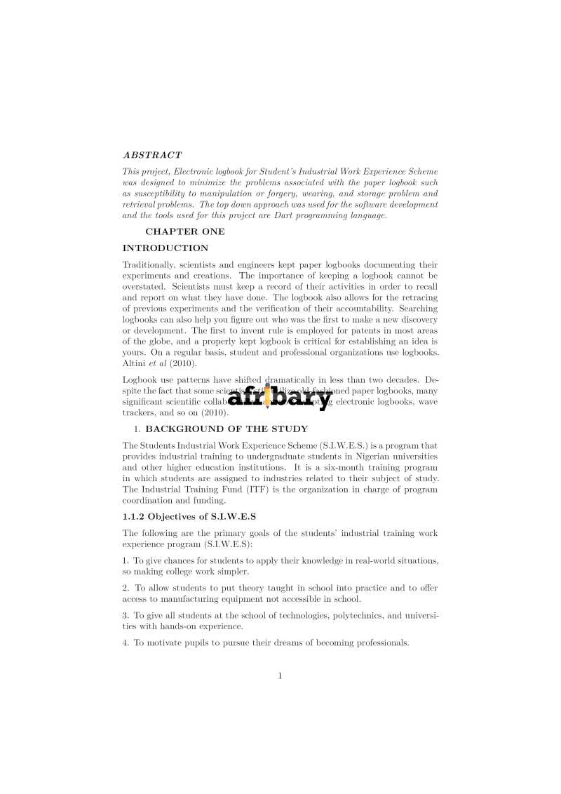 Design & Implementation of Electronic logbook for Student’s Industrial ...