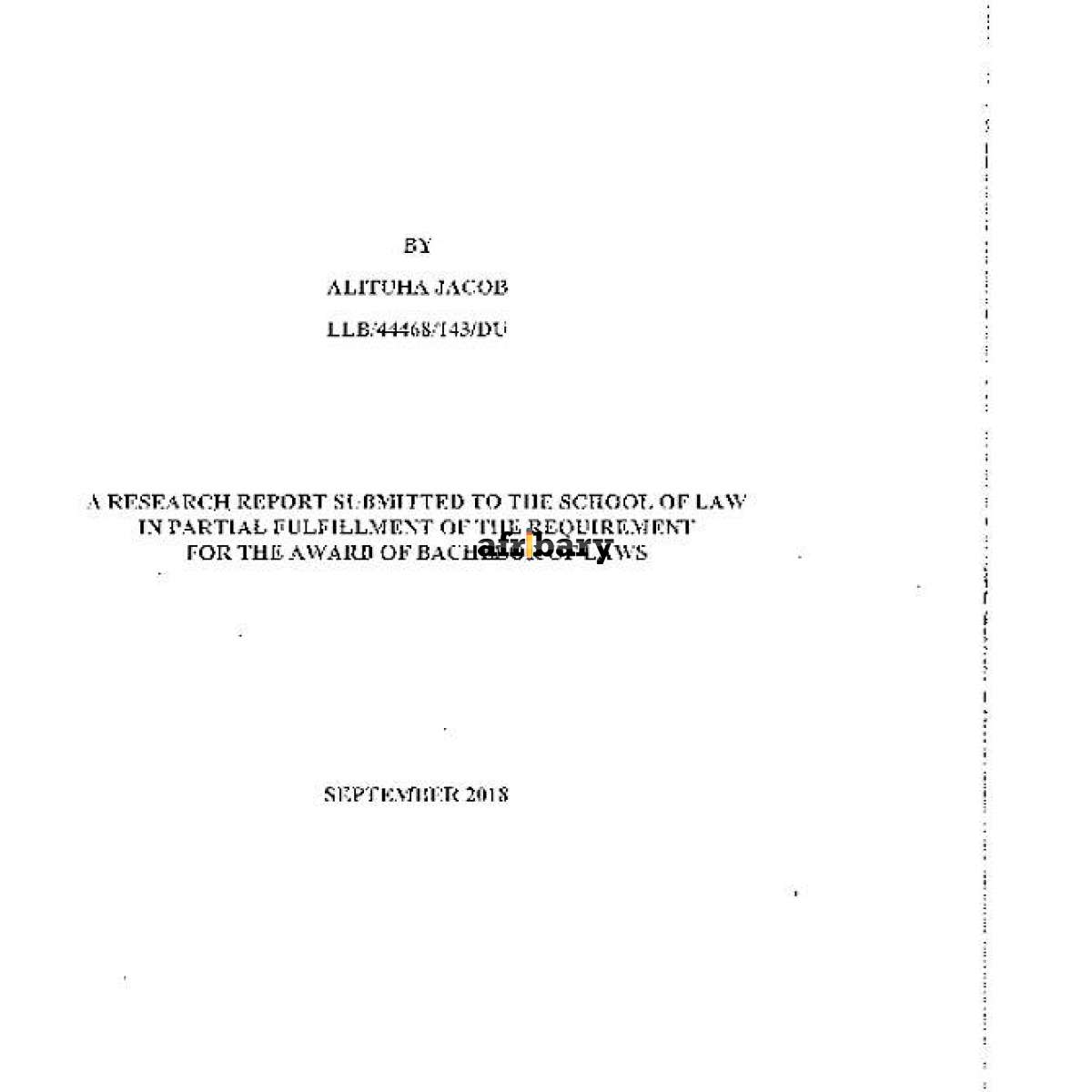 ANALYSIS ON THE USE OF ALTERNATIVE DISPUTE RESOLUTION (ADR) IN BACKLOG ...