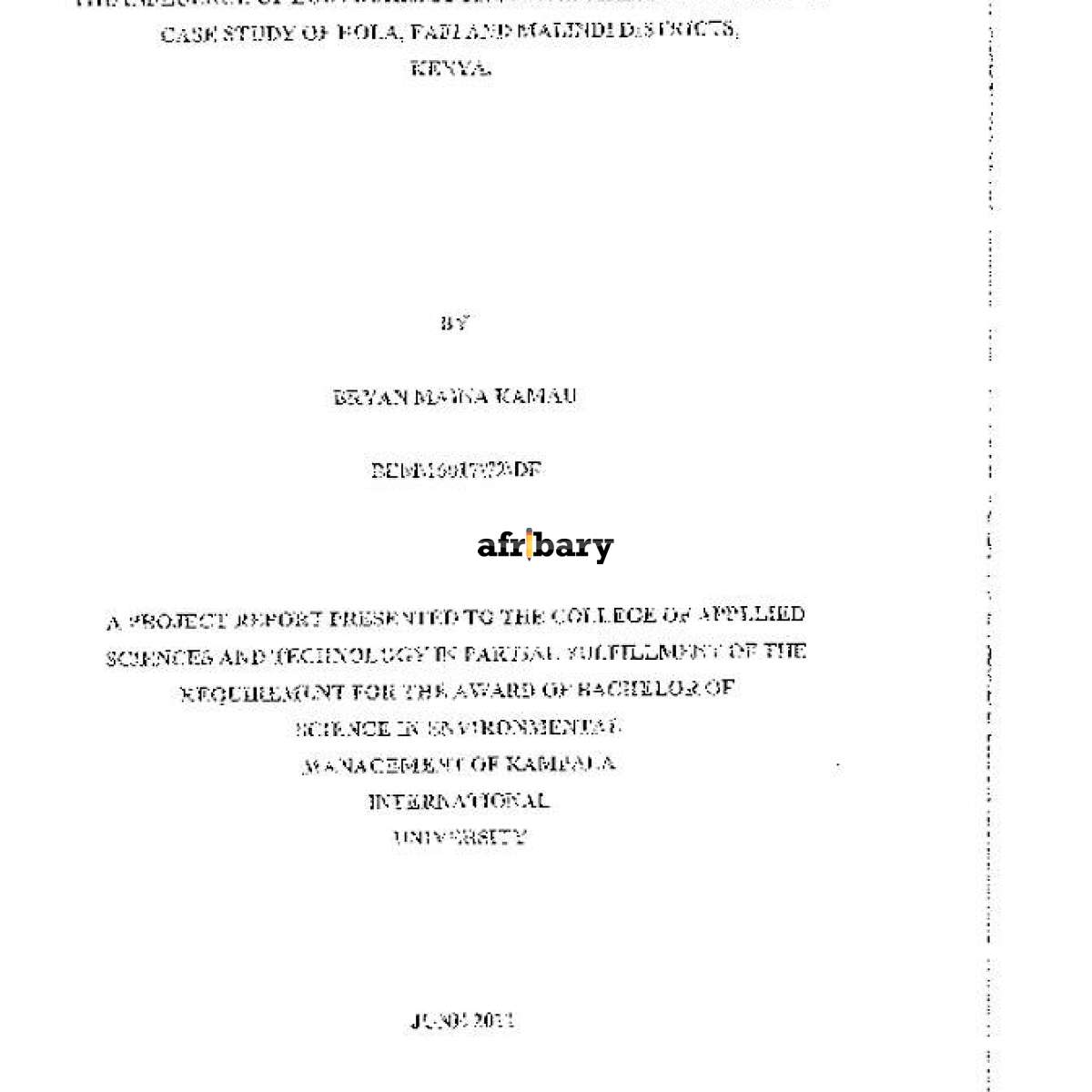 The Influence of Ecotourism for Sustainable Development: Case Study of ...
