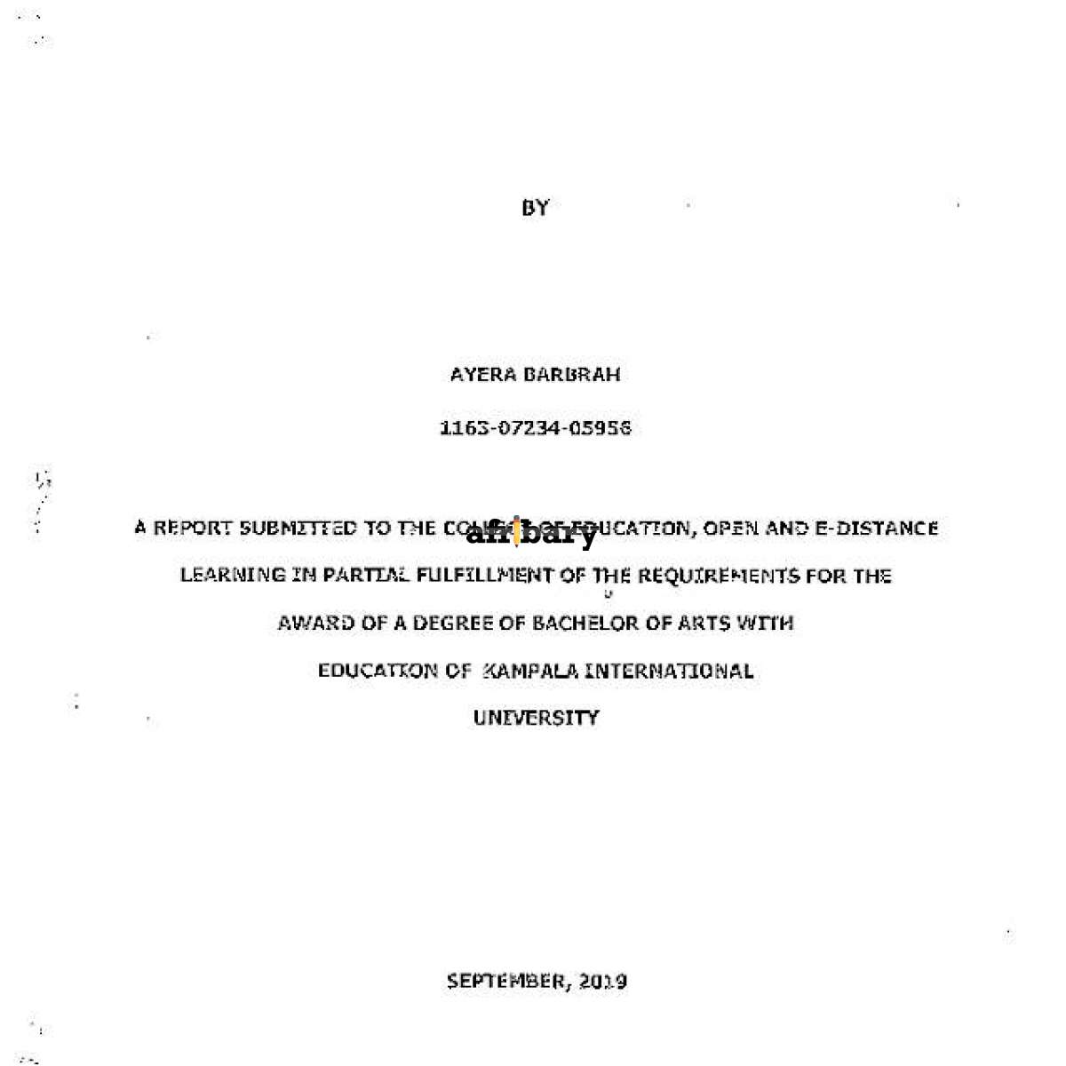 Women Empowerment and Prevalence of HIV Transmission in, Munkunyu Sub ...