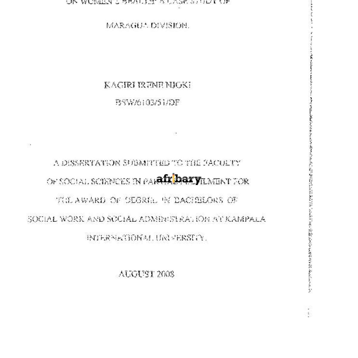 Evaluating the Impact of Female Genital Mutilation on Women's Health: A ...