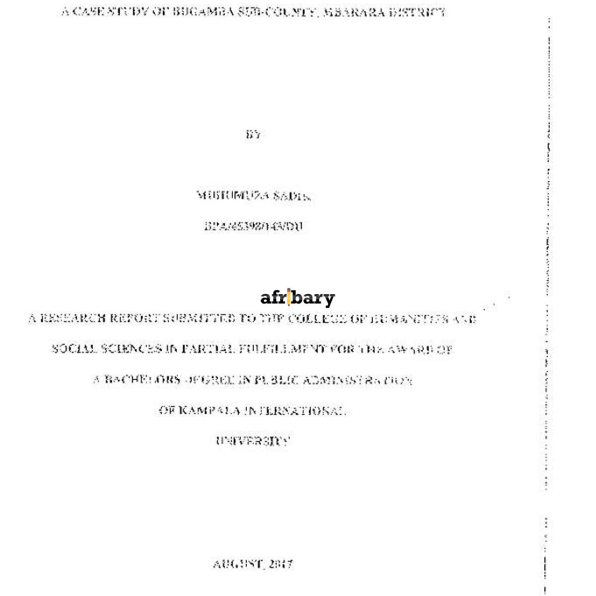 The Role of NGOs in Fostering Social Economic Development of Women in ...