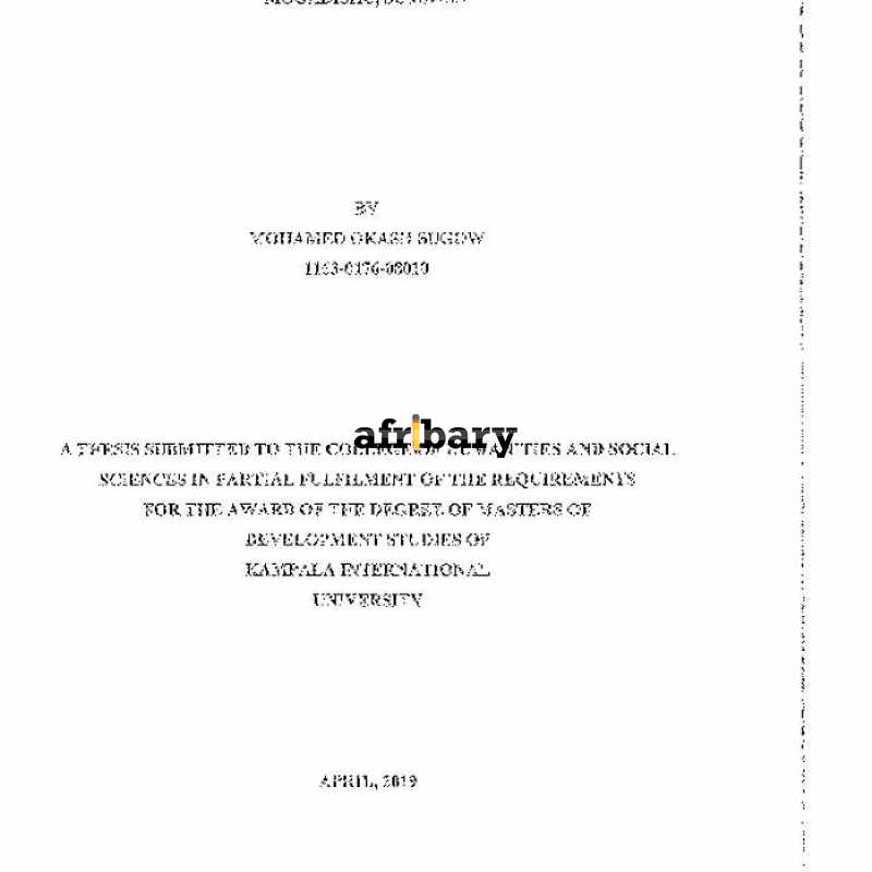 Staff Awareness About Gender Mainstreaming and Its Implementation in ...