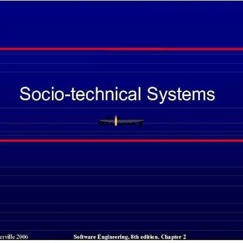 Socio­technical Systems | Afribary