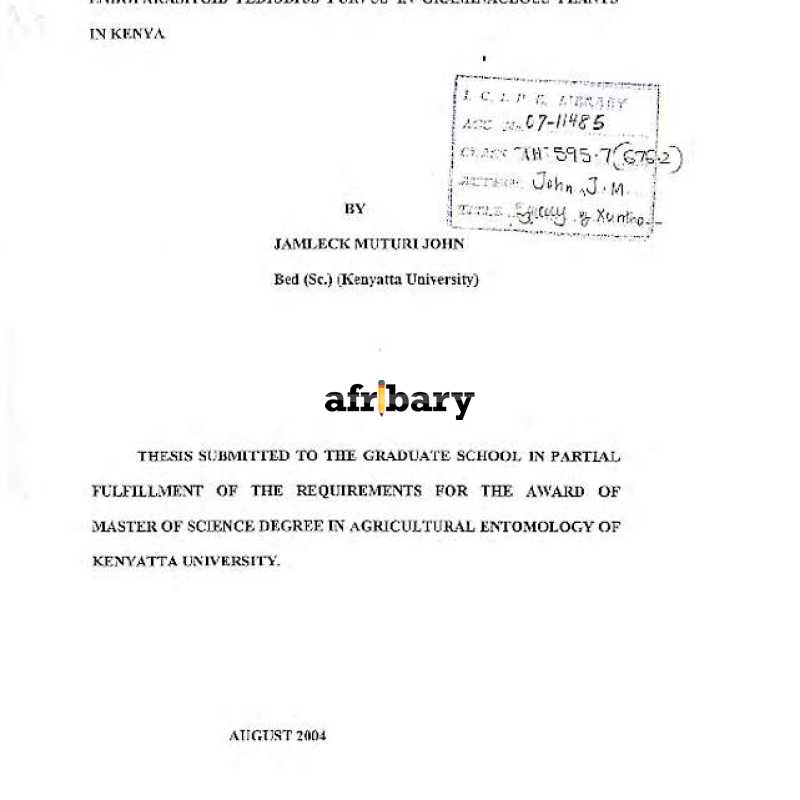 Efficiency of Xanthopimpla Stemmator against selected Lepidopteran Pest ...