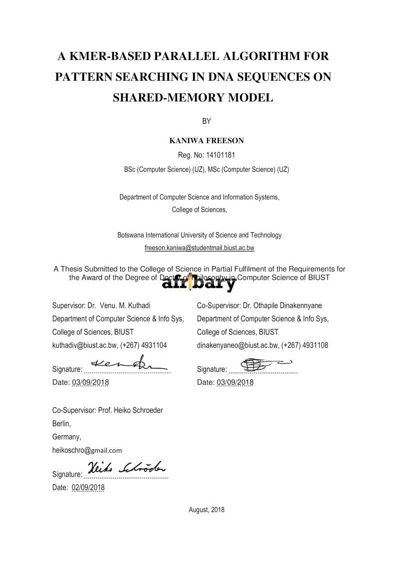 A kmer-based parallel algorithm for pattern searching in DNA sequences on shared-memory model ...
