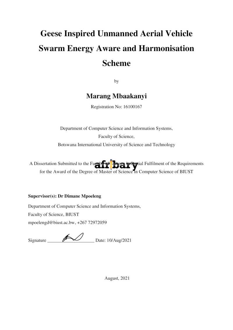 Geese Inspired Unmanned Aerial Vehicle Swarm Energy Aware And