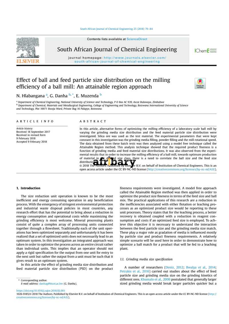 Effect of ball and feed particle size distribution on the milling ...
